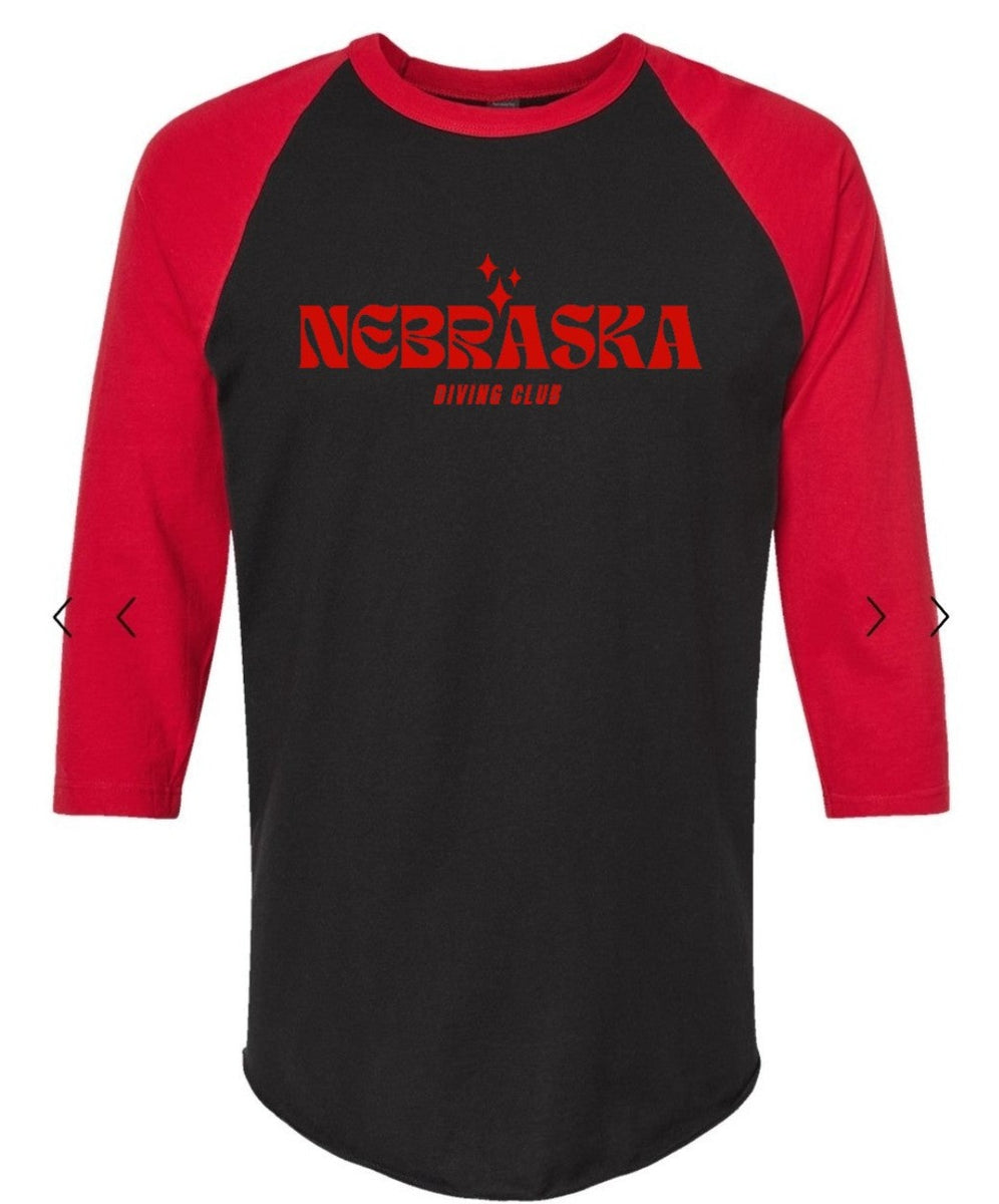 Nebraska Raglan 3/4 Sleeve – Lone Star Swimwear